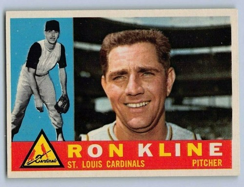 1960 RON KLINE - Topps Baseball Card # 197 - ST. LOUIS CARDINALS | eBay