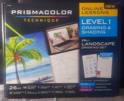 Prismacolor Technique 26ct LANDSCAPE Drawing Set Level 1 Drawing ...