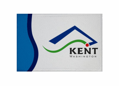 Aufnäher Kent City (Washington) Fahne Flagge Patch 9 x 6 cm | eBay.de