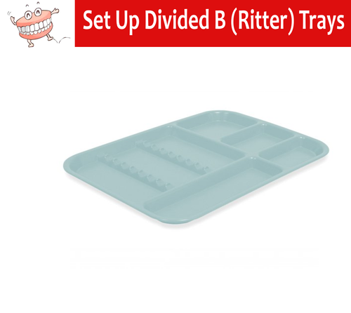 Dental Procedure Set-Up Trays Divided B (Ritter) 13½" x 9⅝" x ⅞ ...