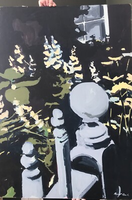 ROBERT DASH - ORIGINAL PAINTING ON BOARD - FROM THE GARDEN SERIES | eBay
