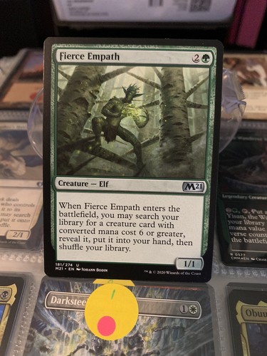 MTG Magic the Gathering Fierce Empath (181/470) Core Set 2021 LP | eBay