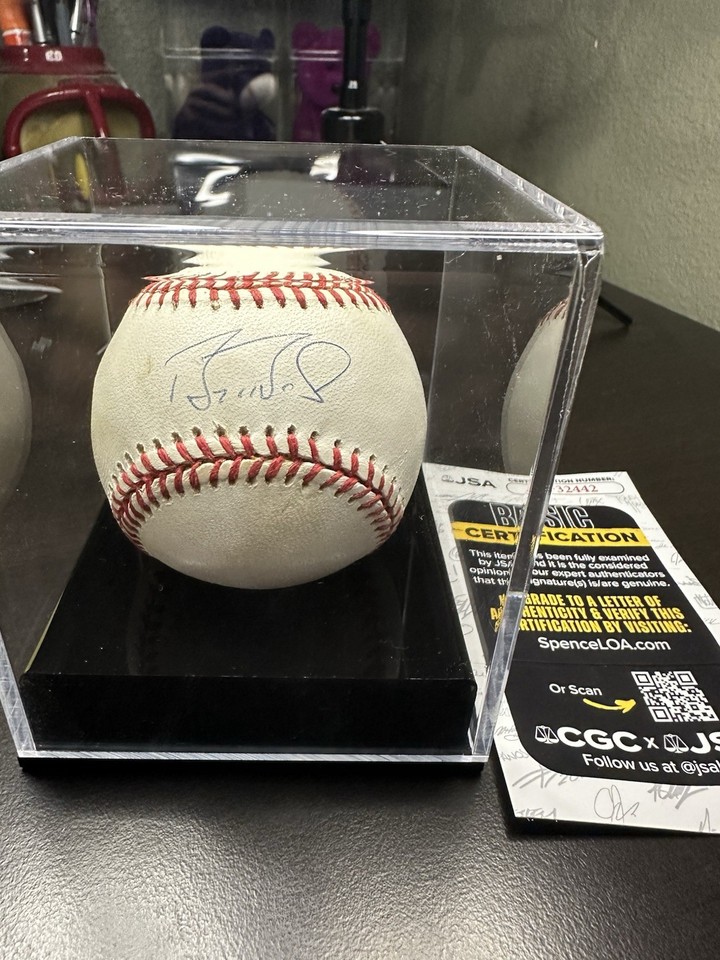 Barry Bonds Signed Autographed National League Baseball Ball JSA COA ...