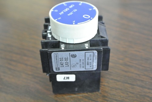 TELEMECANIQUE LA2-D22 H7 - TIME DELAY MODULE / TIMER - 0.1S-30S - NEW ...