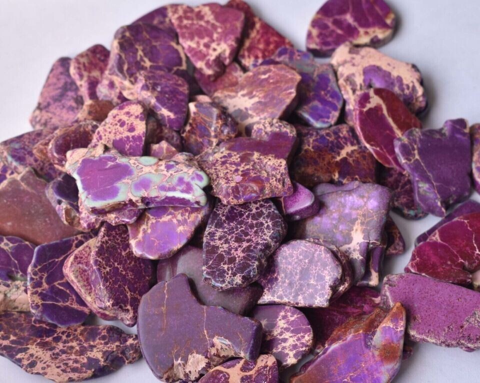 Natural 1000 Ct Lot Arizona Purple Turquoise Rough Drilled Slab Loose ...