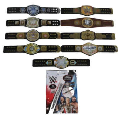 NEW wrestling WWE Championship Title belt Slap Band bracelet Series 1 U ...