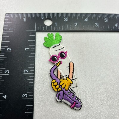 Anthropomorphic VEGETABLE WHITE CARROT SUNGLASSES PLAYING SAXOPHONE ...