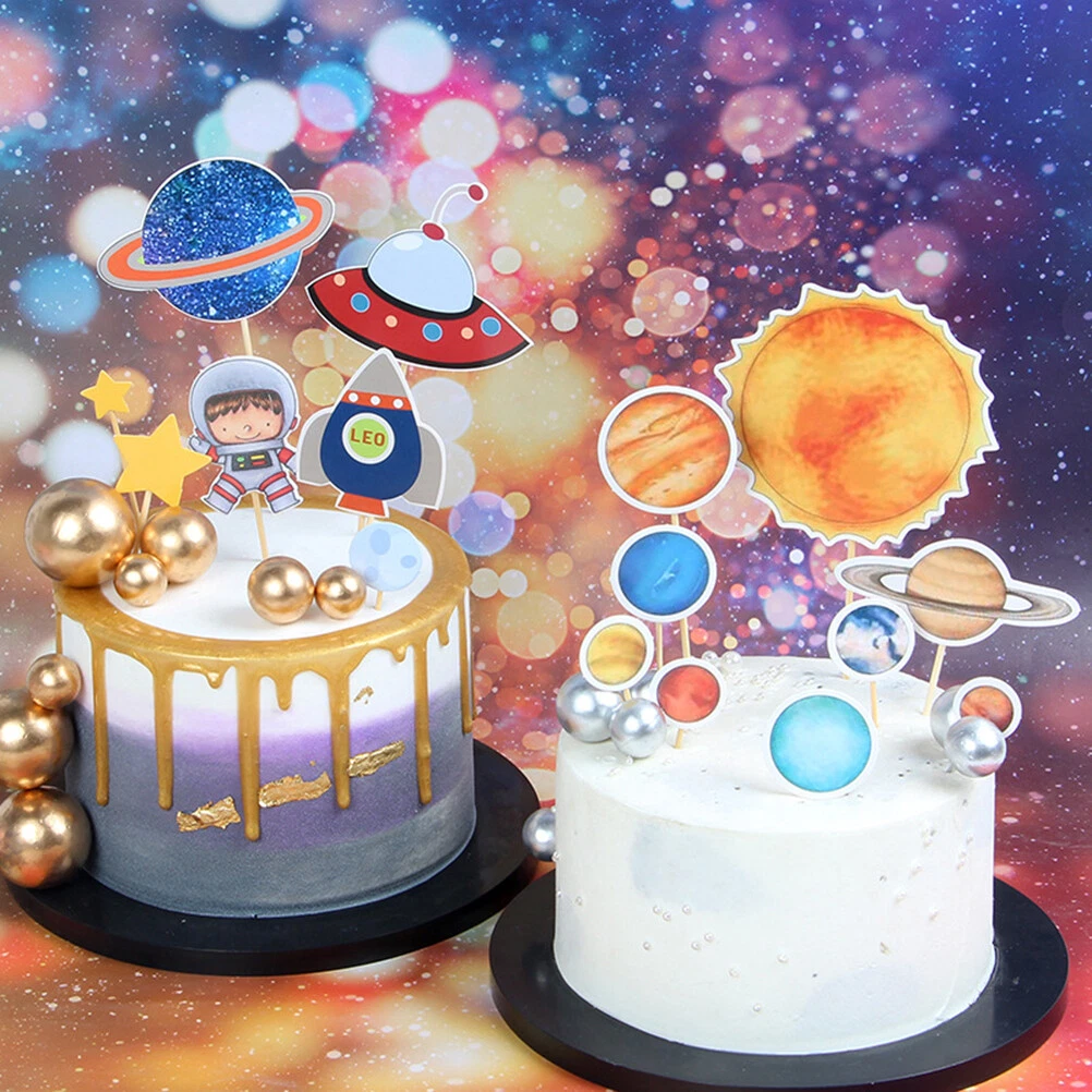 Solar System Cake Topper