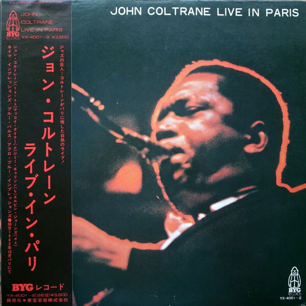 John Coltrane - Live In Paris / VG / 2xLP, Album, Mono, Bla | eBay