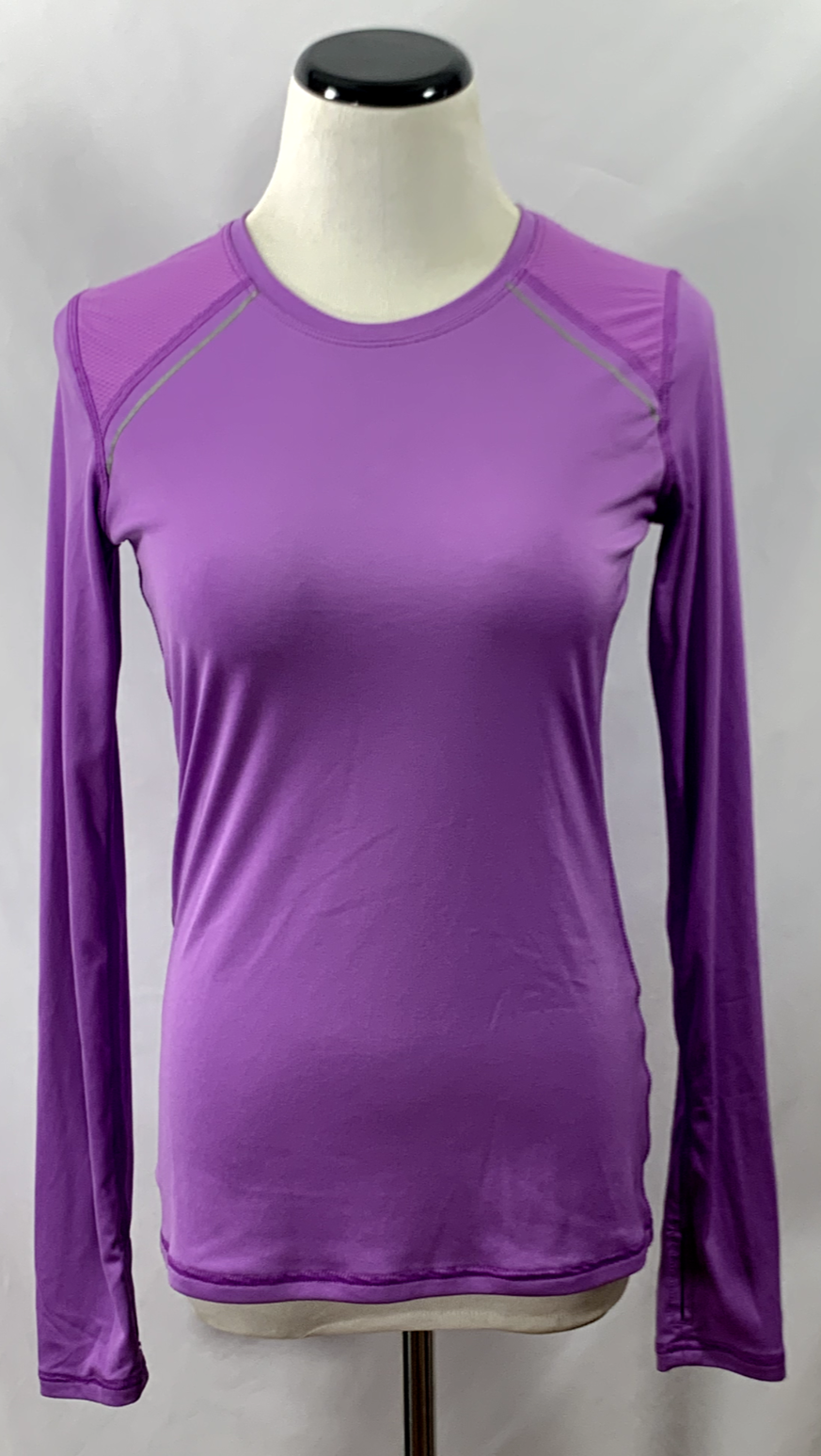 Champion C9 Shirt Women's Small Purple Long Sleeve Running Athletic ...