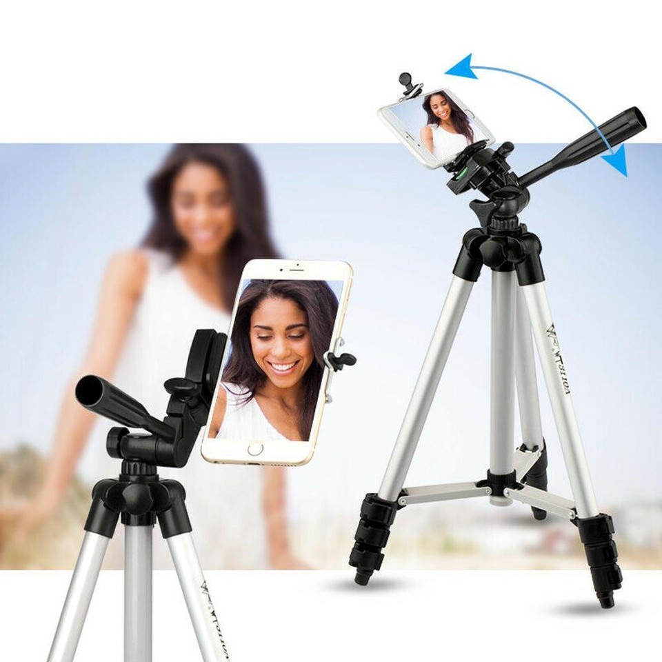 Professional Camera Phone Holder Tripod Stand for Cell Phone iPhone ...