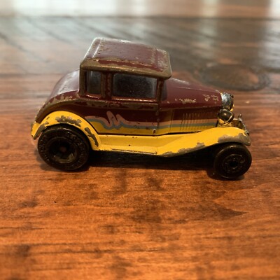 Matchbox Superfast 1979 Model A Ford Coupe Purple & Yellow Diecast Toy ...