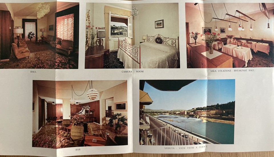 1970s RITZ HOTEL FLORENCE ITALY BROCHURE TRAVEL FOLDER VINTAGE | eBay