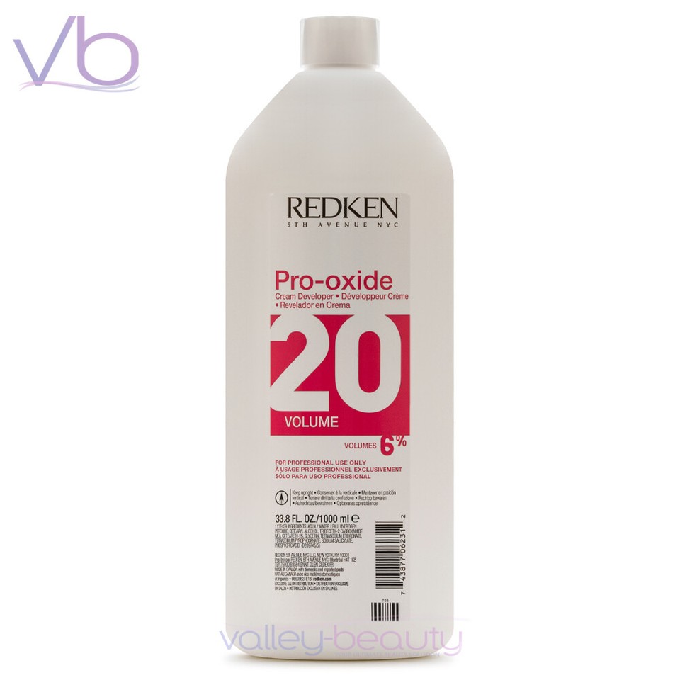 REDKEN Pro-Oxide Cream Developer 1000ml (10, 20, 30, 40, Volume) | eBay