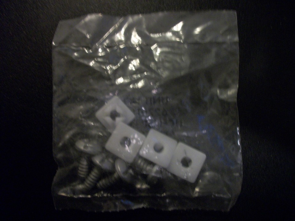 NOS GM License Plate Hardward Kit Includes 4 push nuts & 4 screws | eBay