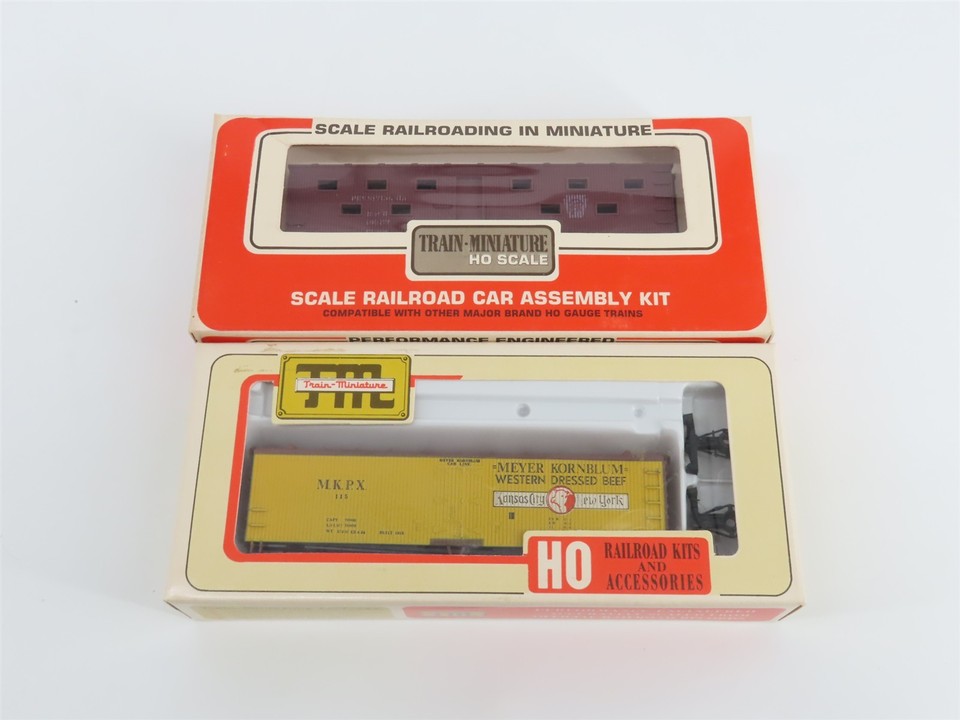 LOT of 21 HO Scale Train Miniatures Kits PRR, RI & More Freight & MofW ...