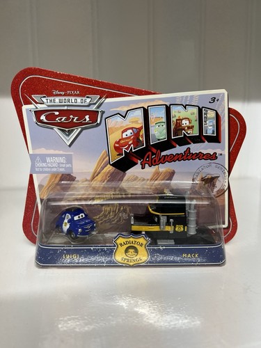 DISNEY PIXAR CARS MINI ADVENTURES LUIGI MACK RADIATOR SPRINGS NEW | eBay