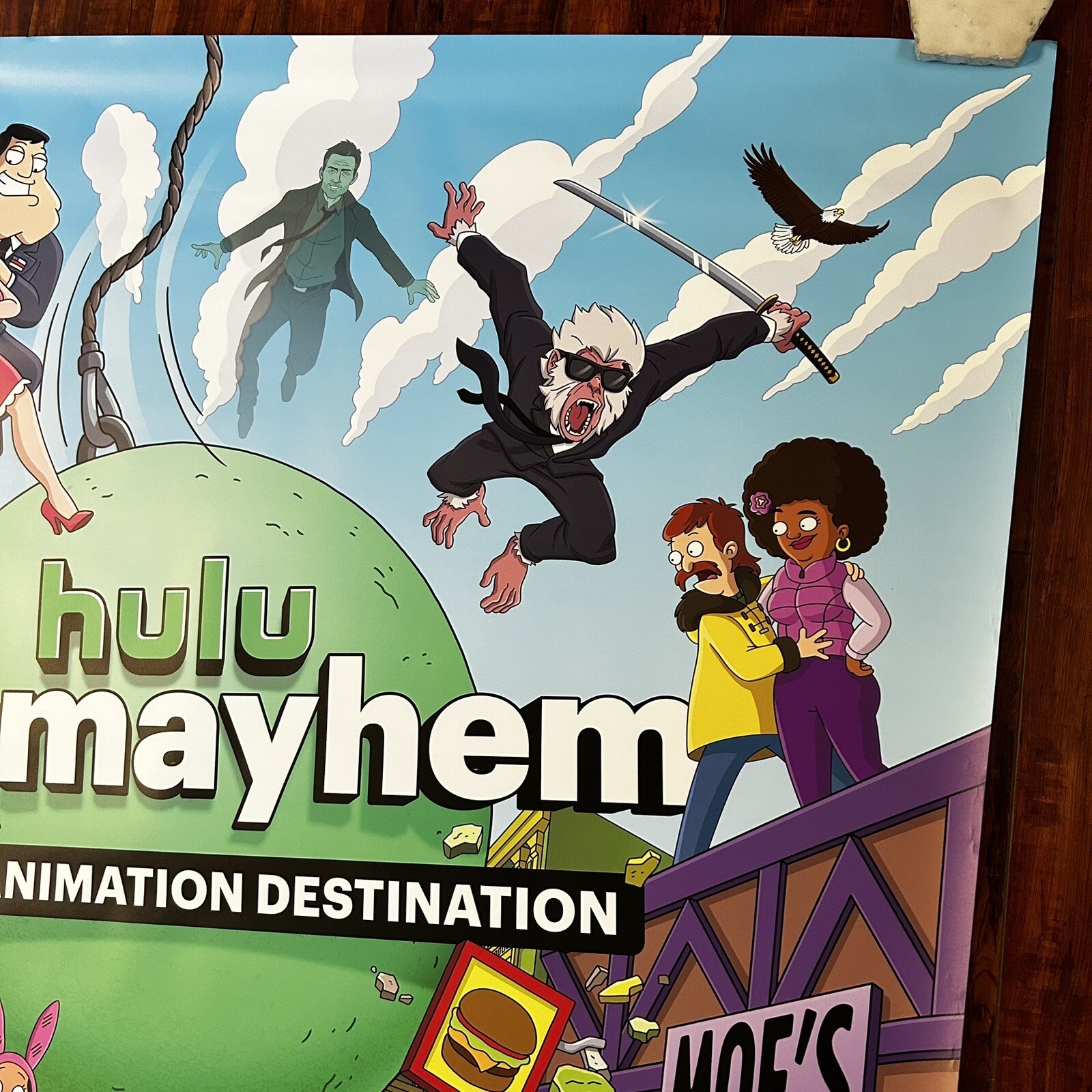 ANIMAYHEM HULU Your Animation Destination Bus Stop Original Poster ...