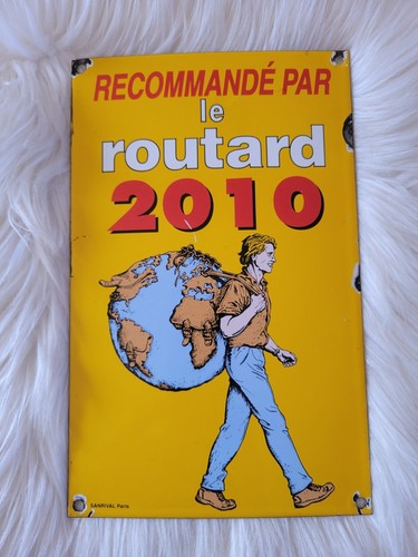 PLAQUE ÉMAILLÉE RESTAURANT GUIDE DU ROUTARD 2010 | eBay