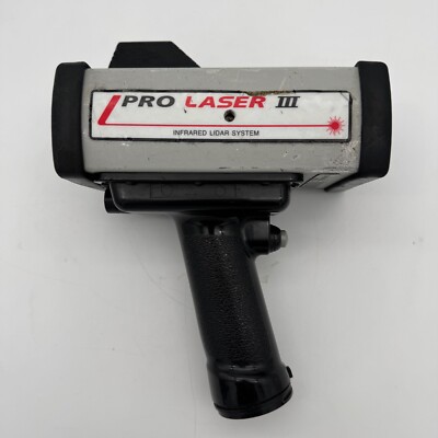 Kustom Signals Pro Laser III Lidar Handheld Band Police Radar Speed Gun ...