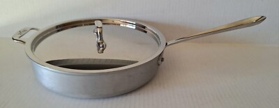 All-Clad Master Chef 2 3 3qt. Saute Pan w Lid Fast Free Shipping | eBay