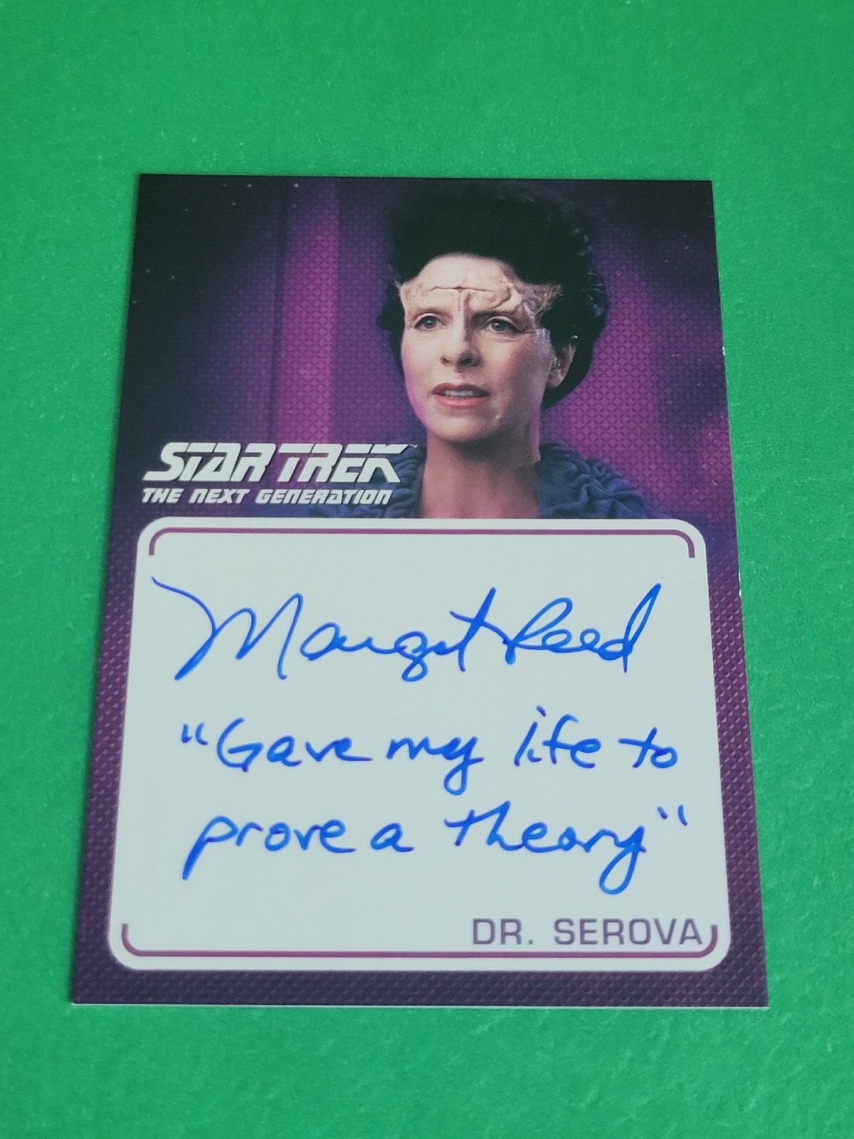 MARGARET REED - 22 RITTENHOUSE STAR TREK TNG ARCHIVES & INSCRIPTIONS ...