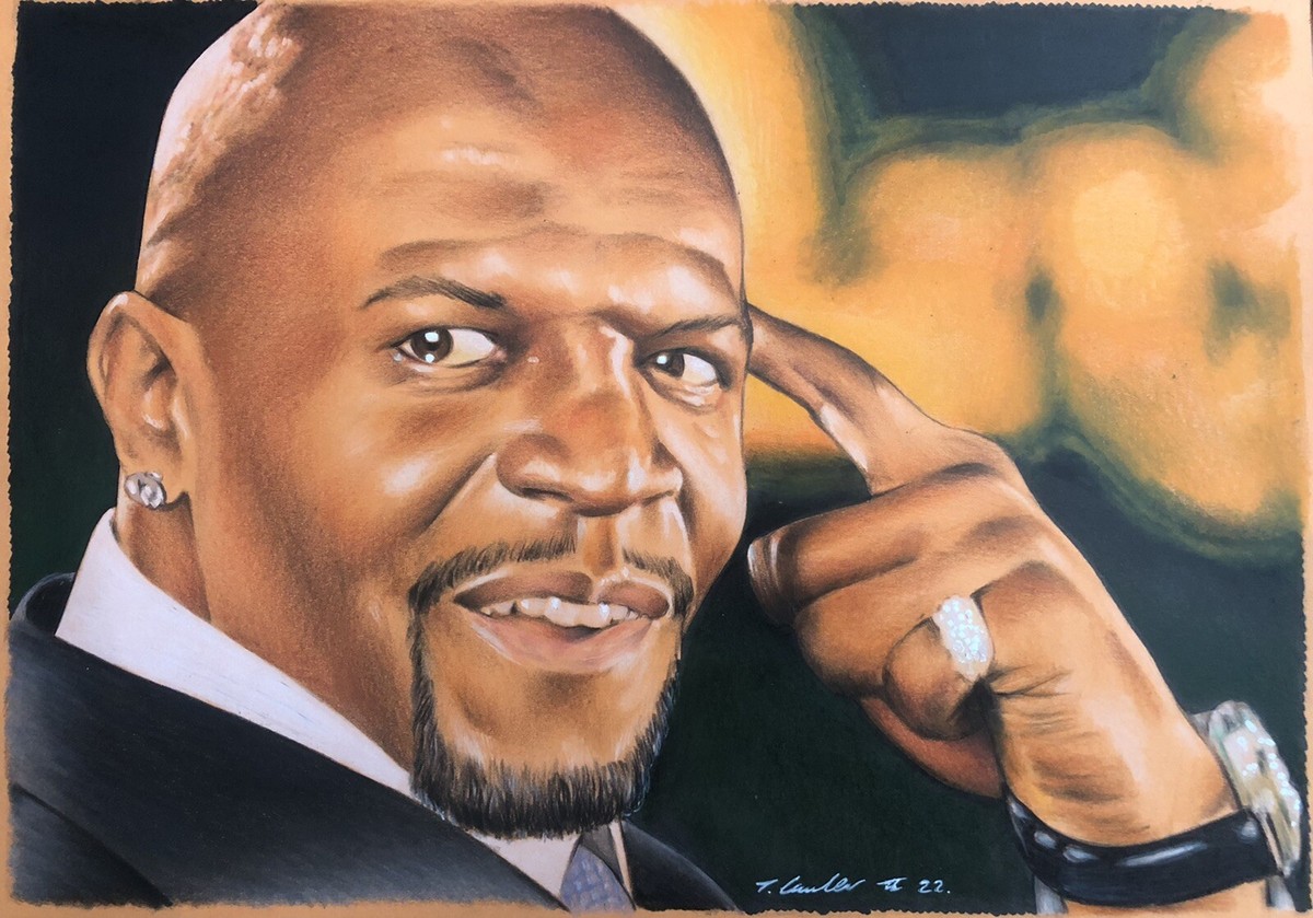 Terry Crews White Chicks Painting
