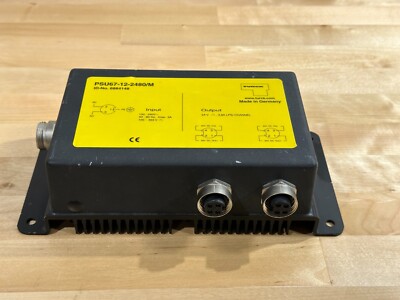 TURCK PSU67-12-2480/M 120V / 100V - 240V Power Supply 2 x 3.8 A 24V ...