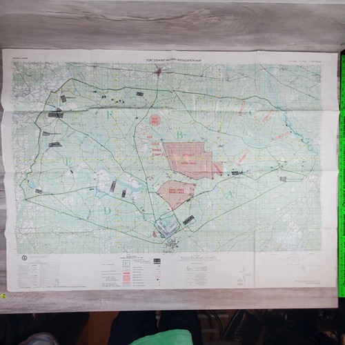 Fort Stewart Hinesville Map Impact Area Red Cloud Ranges Military ...
