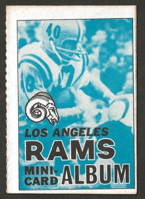 1969 Topps 4-in-1 Stamp Album LOS ANGELES RAMS - Clean Unused Album | eBay