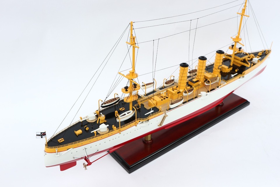 33.1 Inch SMS EMDEN battleship model 84cm - Wooden model ship - High ...