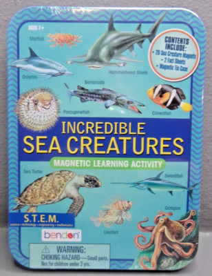 Magnetic Learning Activity Incredible Sea Creatures S.T.E.M ...