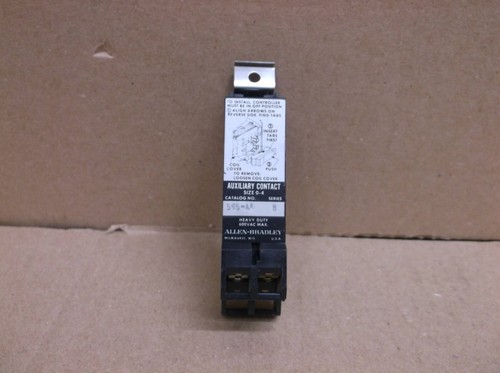 595-AA B Allen Bradley 1494V Déconnecte Interrupteur Auxiliaire Contact ...