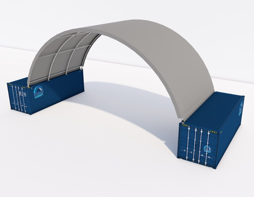 40W-20L-15H (ft) Shed Hoop Barns Shelter Shipping Container Roof ...