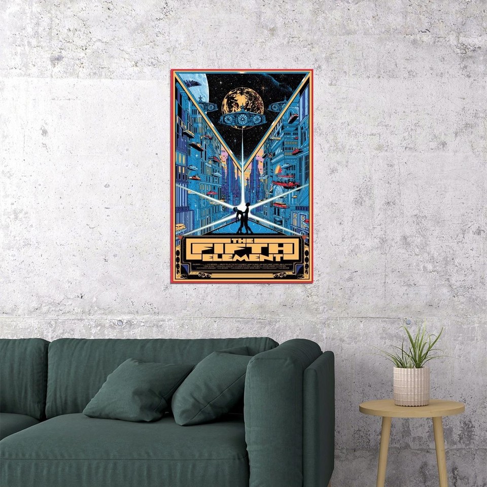 379805 Luc Besson Bruce Willis The Fifth Element Movie ROOM PRINT ...
