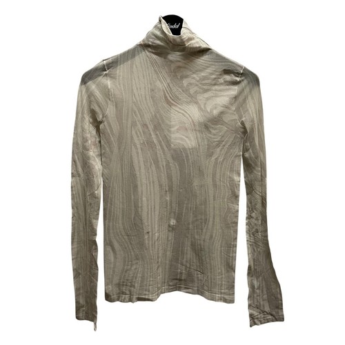 Acne Studios All-Over Pattern High Neck Cut & Sew Khaki Size L Used | eBay