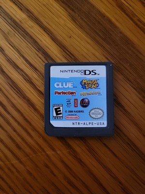 Nintendo DS Video Game Clue Mouse Trap Perfection Aggravation Loose ...