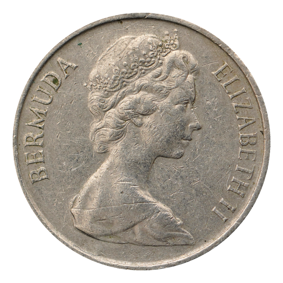 1983 Bermuda 25 Cents Coin, km18, Mintage 600,000 - Rare Coin 🇧🇲 | eBay