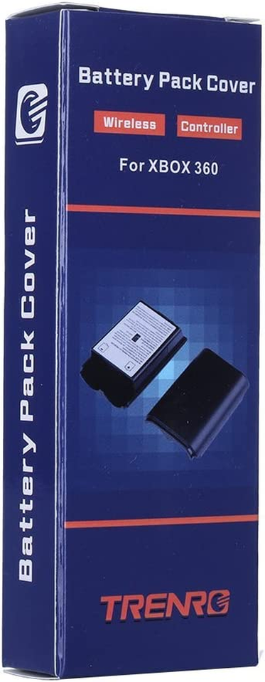 2X Black Battery Pack Cover Shell Case Kit for Xbox 360 Wireless ...