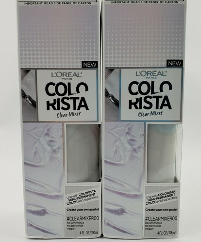 2 L'Oreal Colorista Clear Mixer For Semi Permanent Hair Colors ...