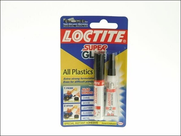 Loctite Super Glue All Plastics Adhesive - 2 Parts (1610142) for sale ...