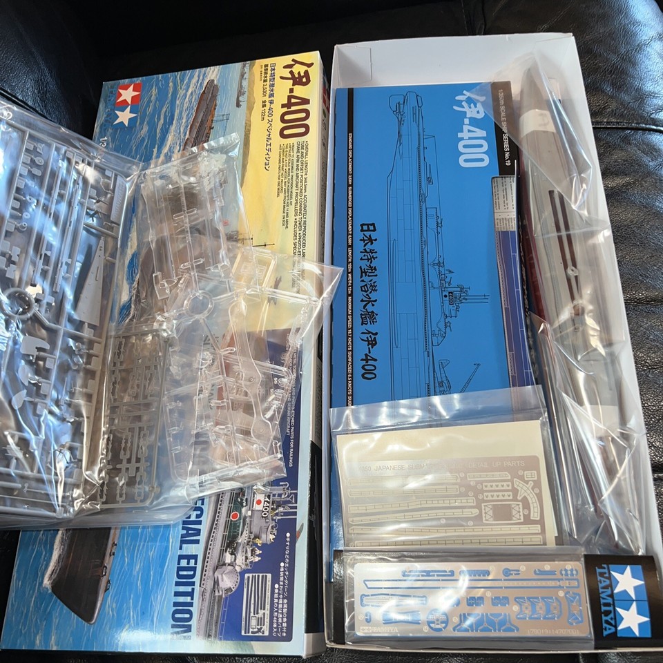 Submarine I-400 Plastic Model Kit, 1/350 Tamiya Japanese Navy Includes ...