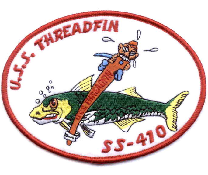5" NAVY USS SS-410 THREADFIN SUBMARINE EMBROIDERED PATCH | eBay