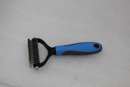 Pet Grooming Tool 2 Sided Undercoat Rake Safe Dematting Comb Brush for ...
