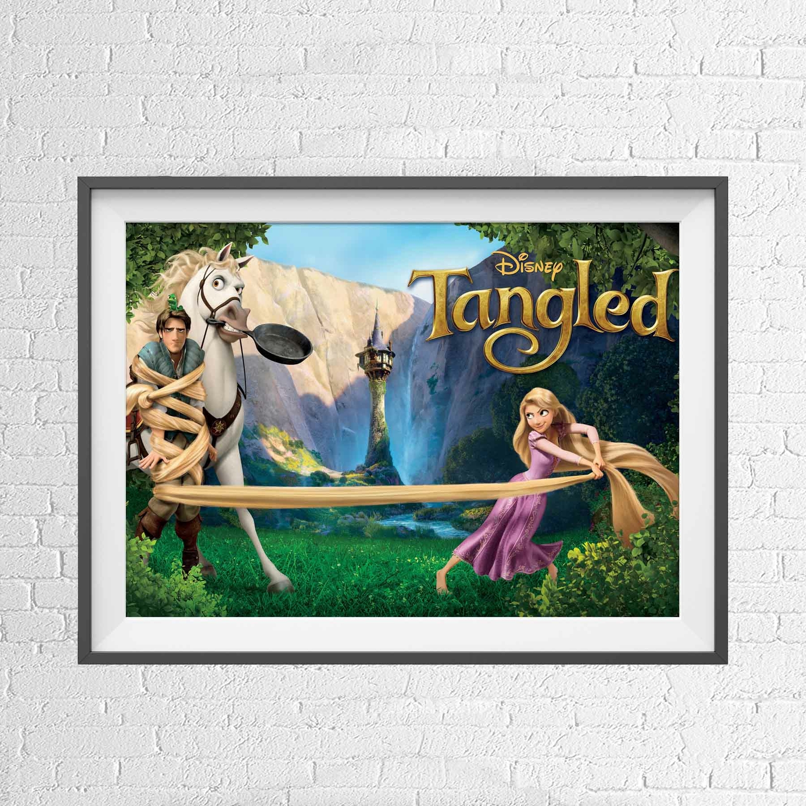 DISNEY TANGLED RAPUNZEL ANIMATION POSTER PICTURE PRINT Sizes A5 to A0 ...