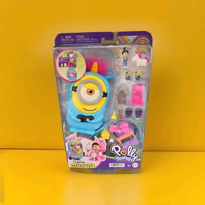 New Polly Pocket Minions Polly Pocket Agnes Carl Bob Unicorn | eBay