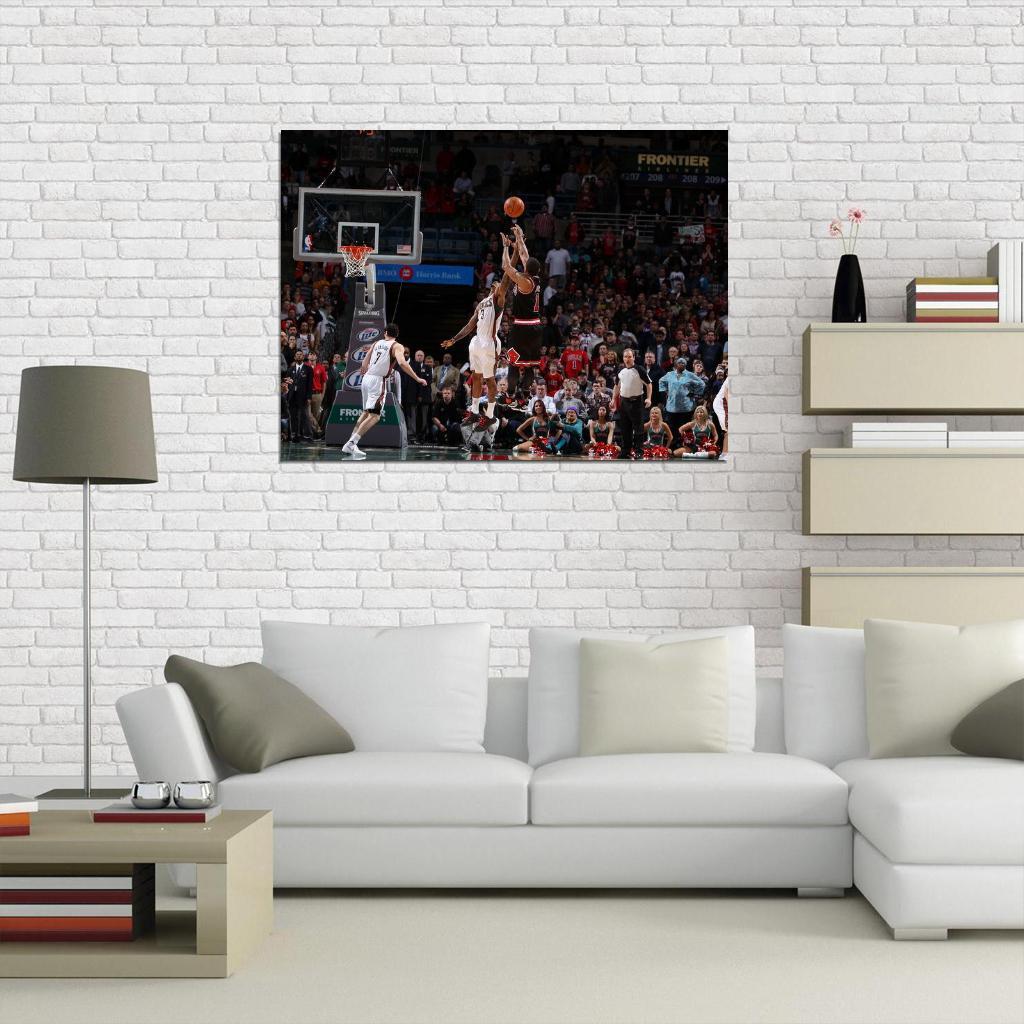 Derrick Rose Shooting Buzzer Beater