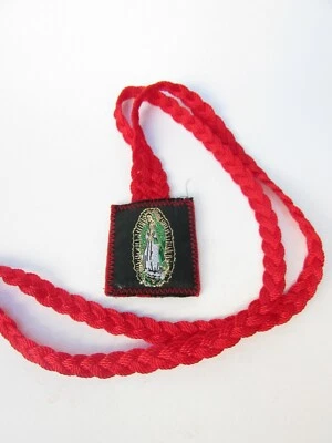 St Jude Thaddeus Scapular Rope Scapular Red | Grelly USA