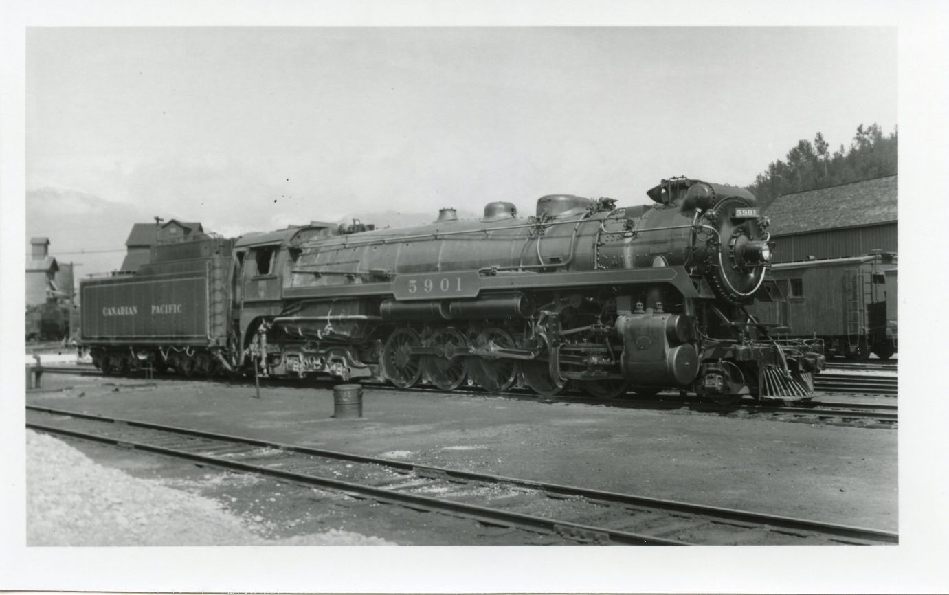 6CC806 1943 CPR CANADIAN PACIFIC RAILROAD ENGINE #5901 REVESTOKE BC | eBay