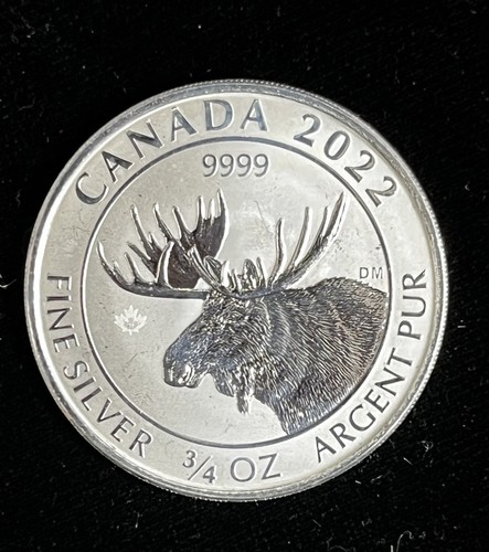 2022 Canada $2 Moose 3/4oz reverse proof Silver Bullion Coin | eBay